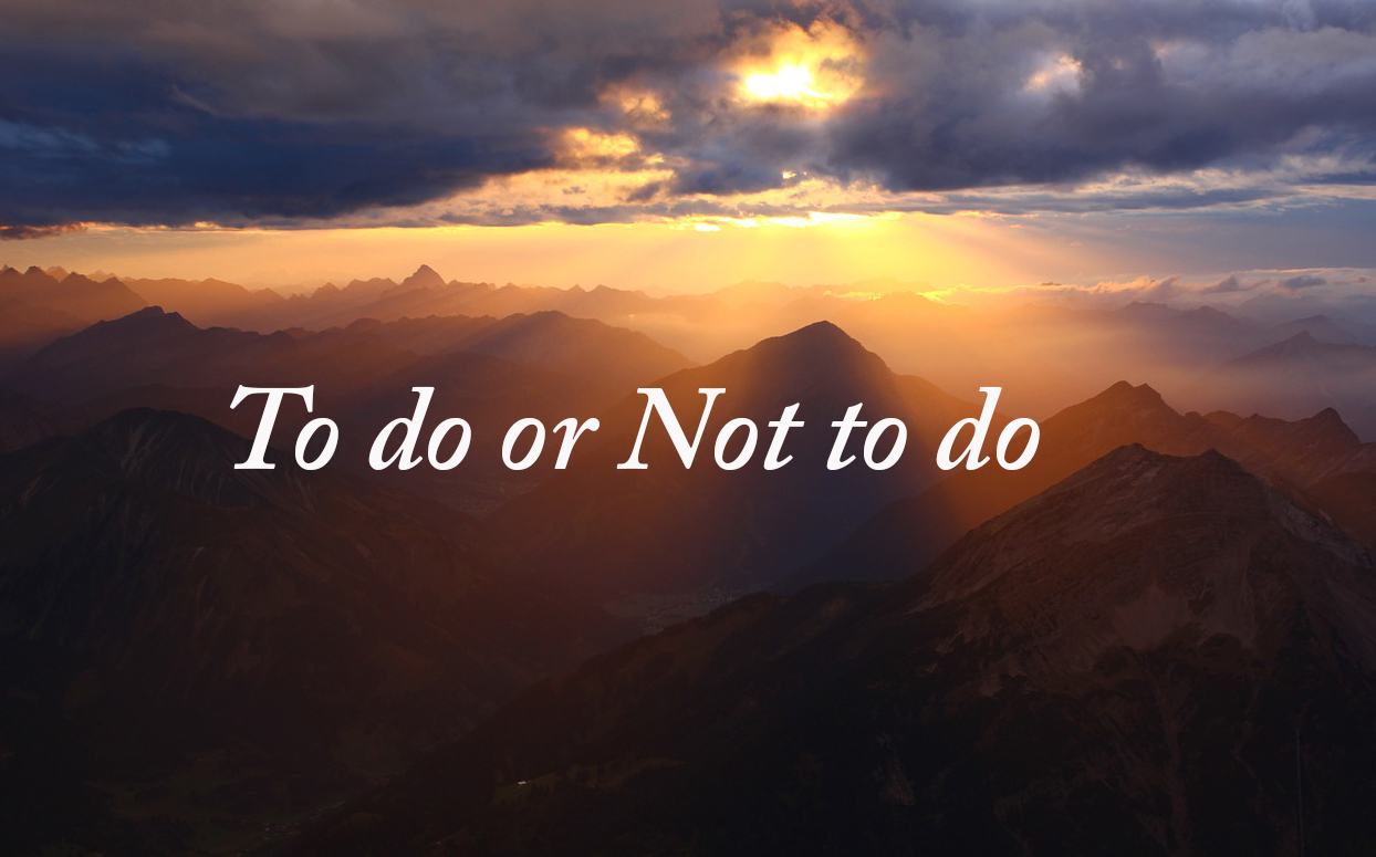 How do we reach the stage of knowing what should be done and what ...